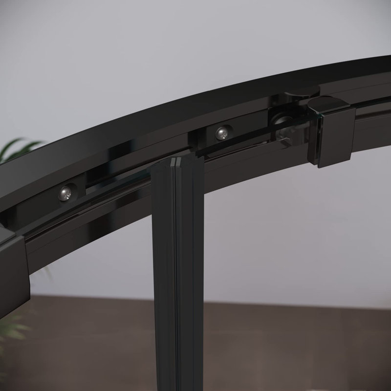 VTI 38" W X 38" D X 72" H Framed Round Shower Enclosure With Base & Reviews | Wayfair